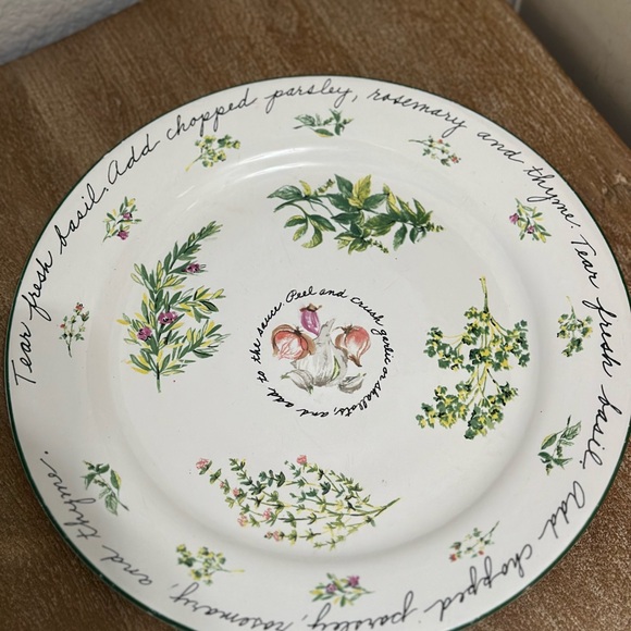 Gibson | Dining | Gibson Designs Herb Gardens Dinner Plates Set Of Two ...